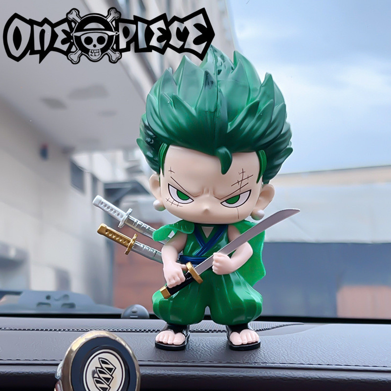 Jual Zoro Gk Figure - Cute Q Version Anime Statue, Collectible Desktop ...