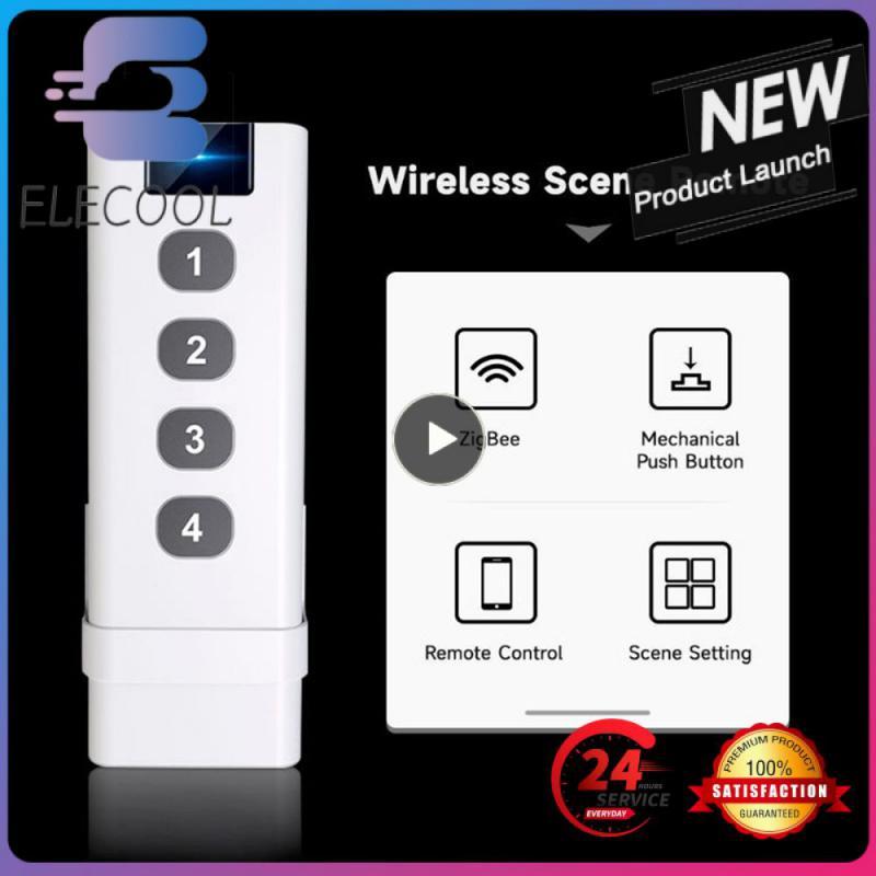 Jual 1-4 Key Tuya Smart Wireless Scene Switch Remote Portable Home ...