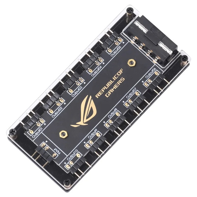 Jual 5V 3 Pin ARGB RGBW Cable ASUS AURA SYNC RGB 10 Hub Splitter SATA ...