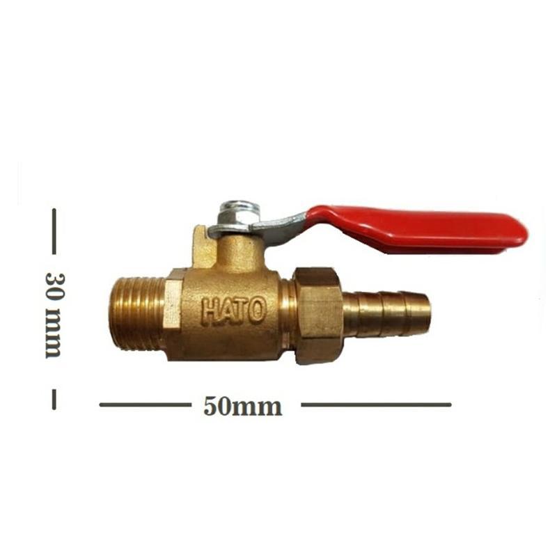 Jual DDS480 - Kran Angin Stop Kran 1/4 Inci Merk Hato Kuningan / Nepel ...