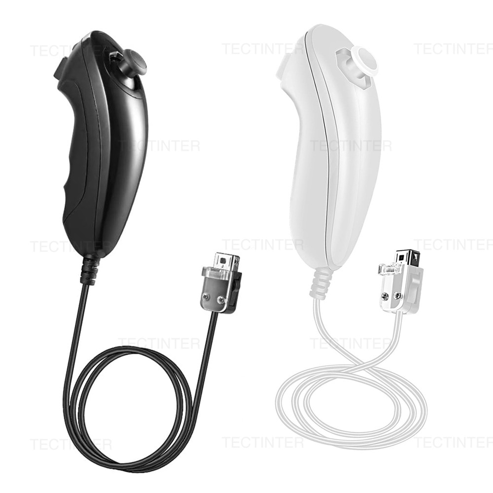 Jual Wired Nunchuck For Nintendo Wii / Wii U Console Wireless Remote ...