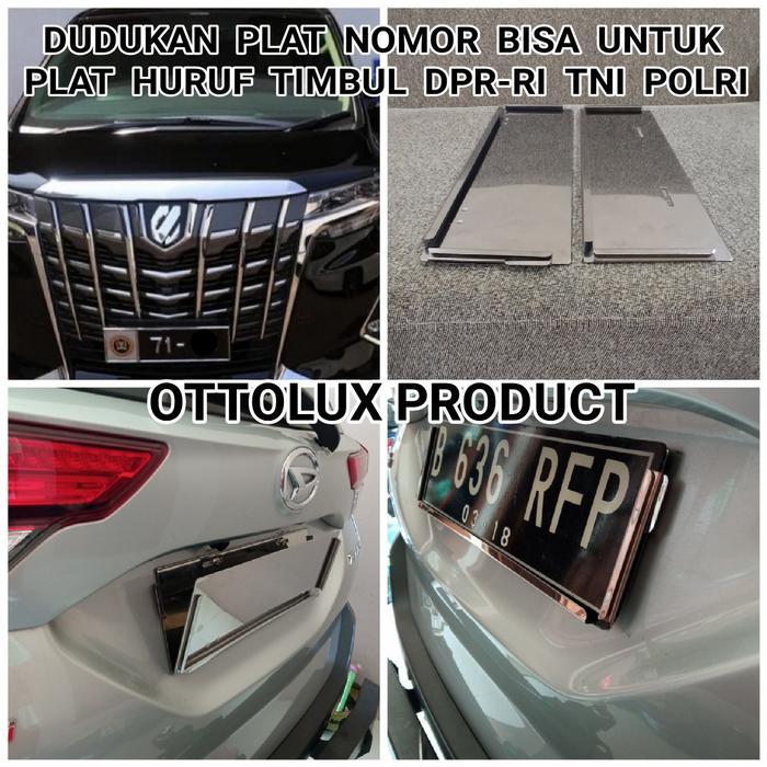Jual Dudukan Plat Nomor Bisa Untuk Plat Huruf Timbul Dpr-Ri Aparat ...