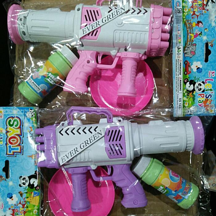 Jual SALE Bubble Gun 25 Mata/Hole -gelembung balon busa air sabun ...