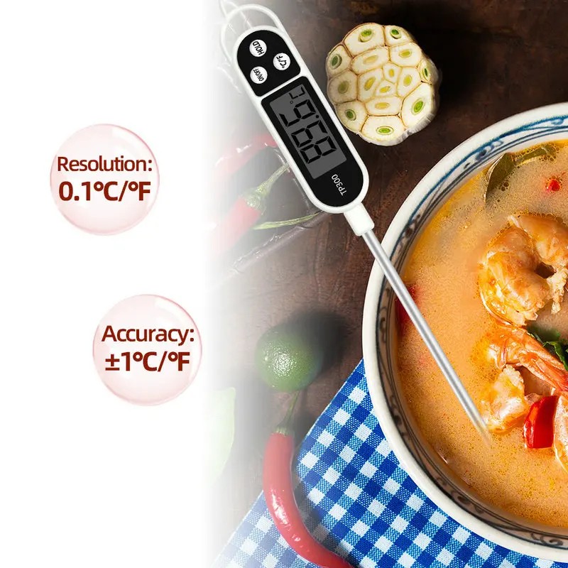 Jual Food Thermometer TP300 Digital Kitchen Thermometer For Meat ...