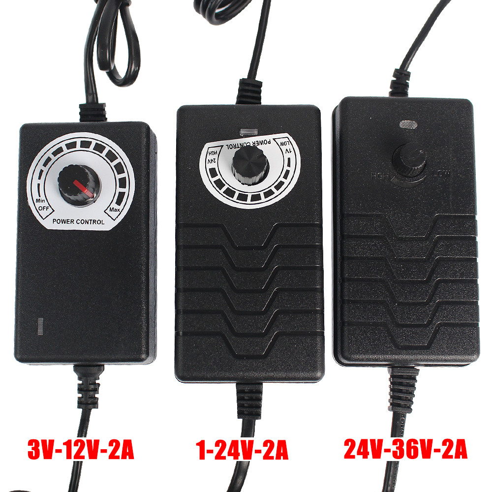 Jual Adjustable Power Supply Converter Dc 3V 5V 9V 12V 24V 36V 2A 220V ...