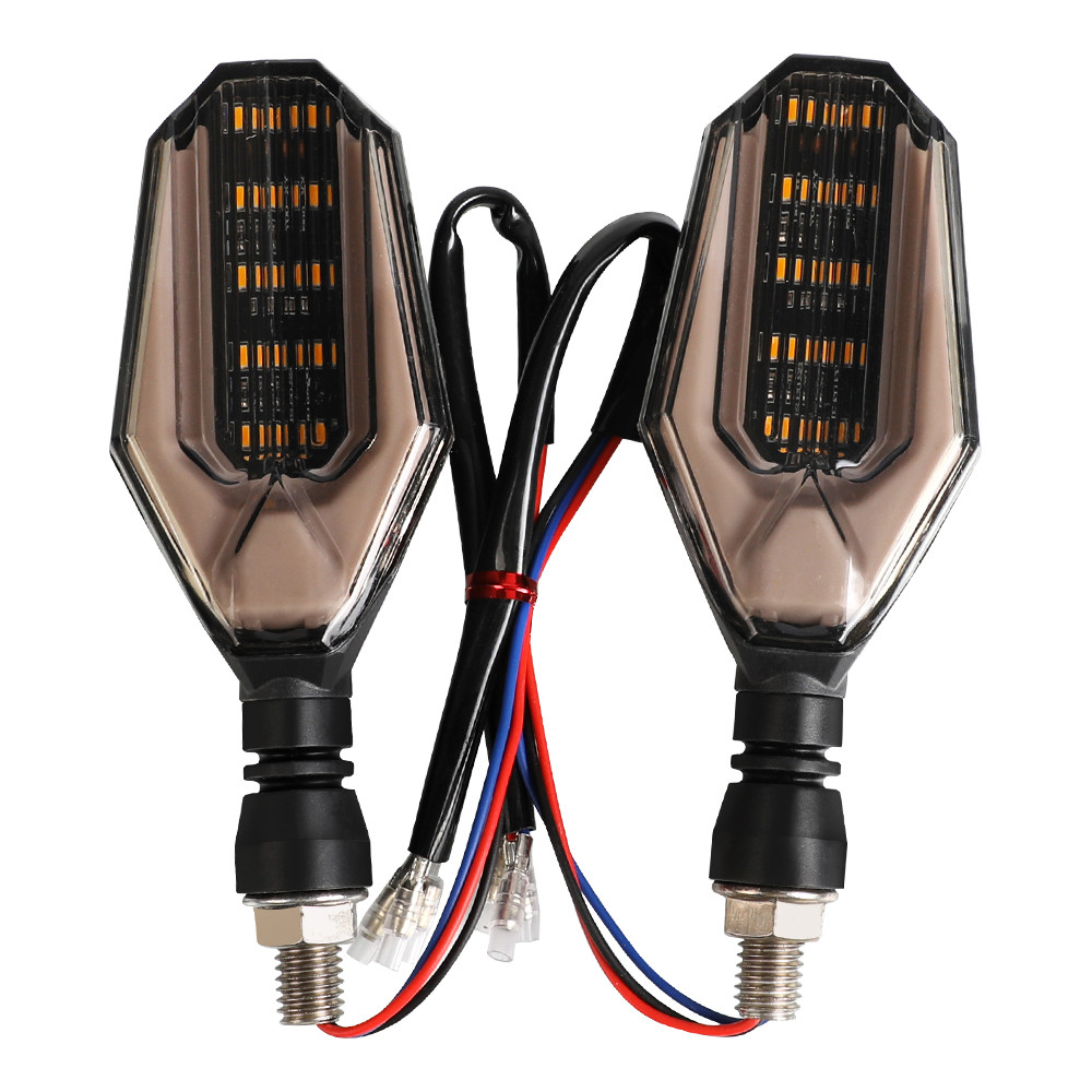 Jual Motorcycle 12 LED Turn Signal Lights Indicator Blinkers Flashers ...