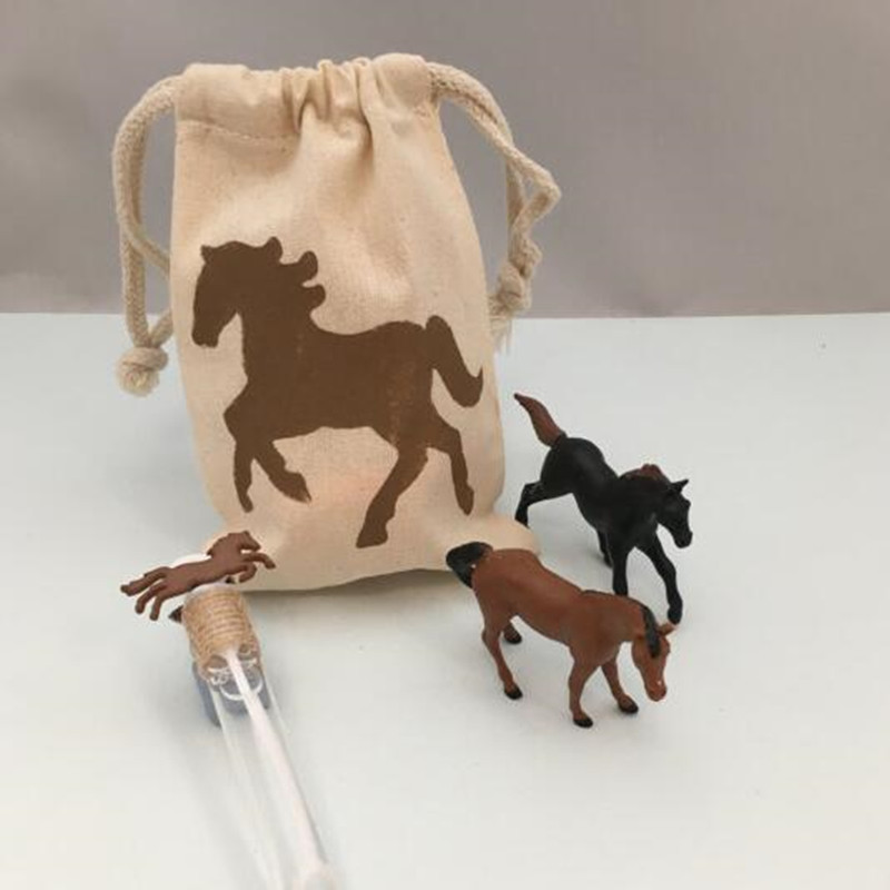 Jual 12pcs custom Horse kids birthday Candy Lollipop toy packets baby ...