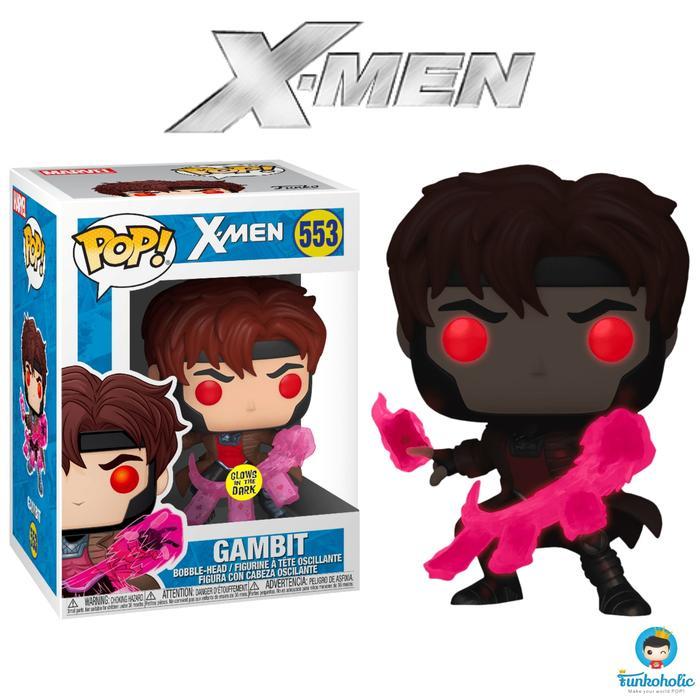 Jual Funko Pop! Marvel X-Men Classic - Gambit With Cards (Glow In The ...