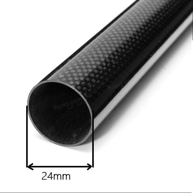 Jual ecdc- 50Cm Carbon Tube Pipa Karbon Tube Od 24Mm Id 22Mm Tebal 1Mm ...
