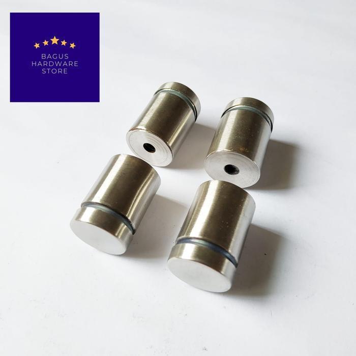 Jual PEN IKLAN / BAUT KACA ACRYLIC / AKLIRIK 12X20 HUBEN STAINLESS ...