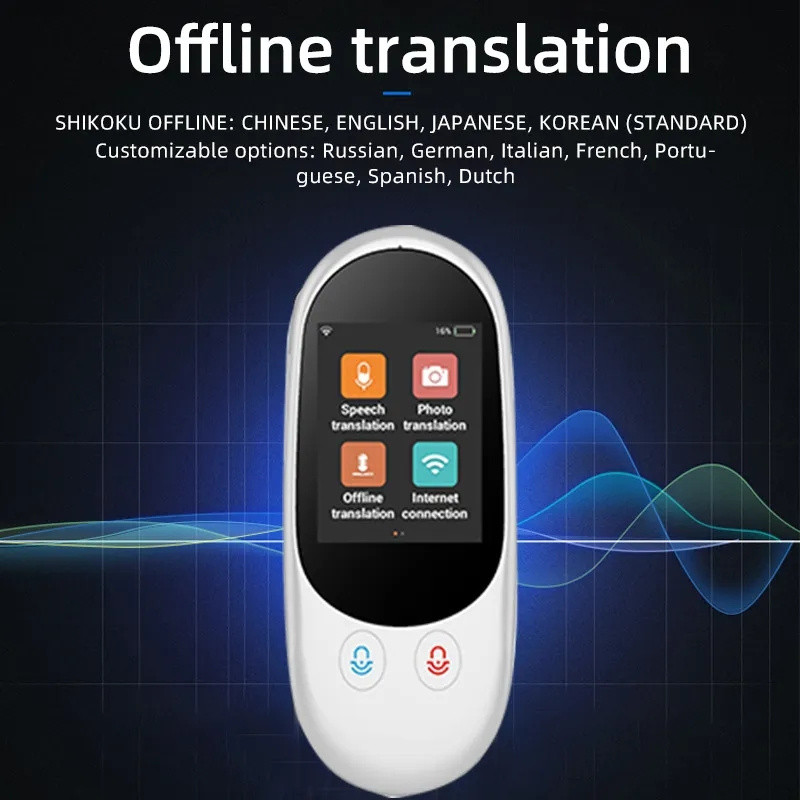 Jual F1A Portable Smart Voice Translator 119 Languages Real Time ...