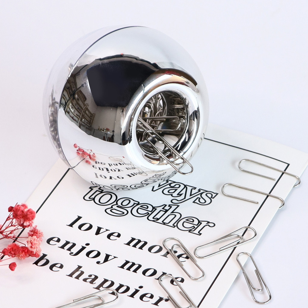 Jual Acrylic Silver Desk Organizer Pen Holder Stapler Tape Dispenser ...