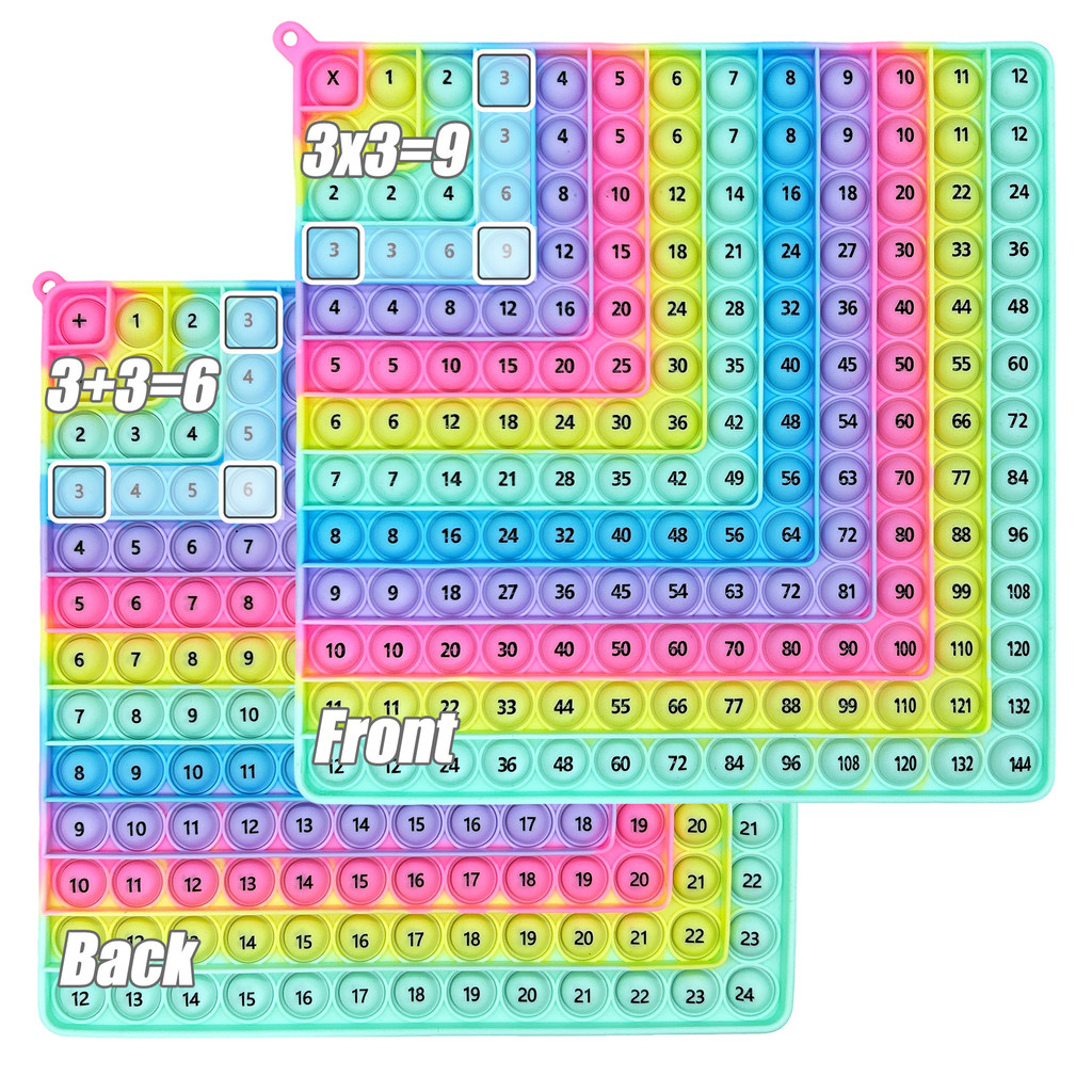Jual 1-12 Multiplication Addition Fidget Math Learning Toys ...
