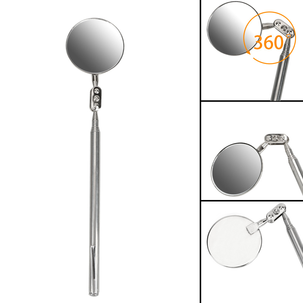 Jual Telescoping Inspection Round Mirror Hand Tools Set Extending Car ...