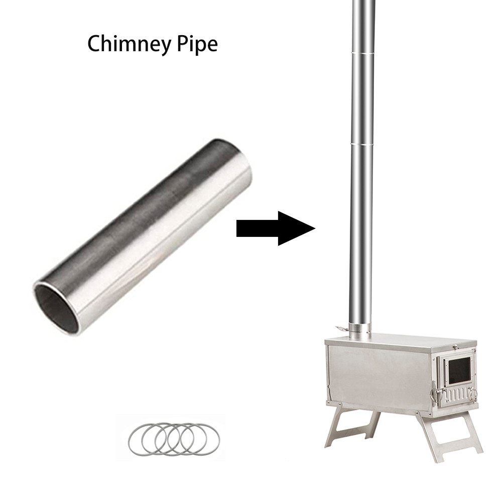Jual Portable Stainless Steel Chimney Pipe Metal Roll Chimney for ...