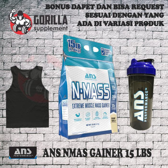 Jual ANS Performance N-MASS 15 Lbs - Supplement Fitness NMASS N MASS ...
