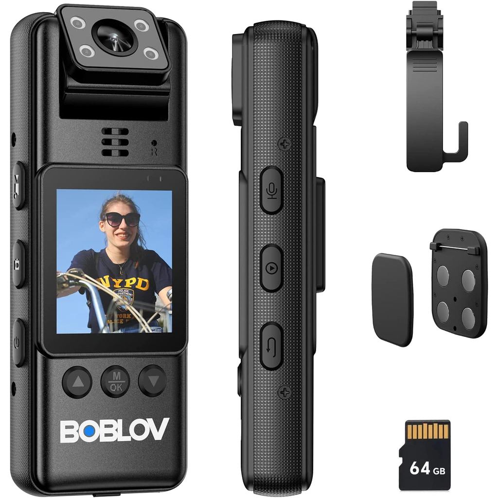 Jual BOBLOV A23 Infrared Night Vision Mini Camera 1080P 180 Rotating ...