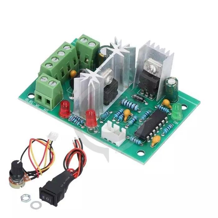Jual Pwm Dc 6-30V 10A Motor Controller With Potentiometer And Cw/Ccw ...