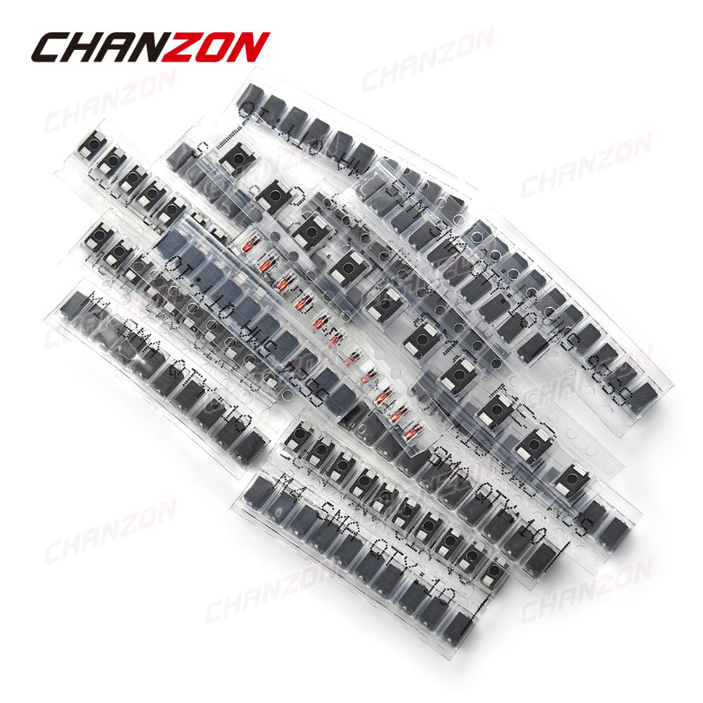 Jual SMD Fast Switching Schottky Diode Assorted Kit Set M1 M4 M7 S1M ...