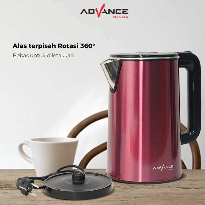 Jual Teko Listrik Advance AK185 / AK-185 Electric Kettle 1.8 Liter ...