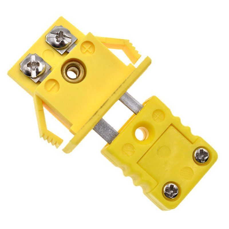 Jual Yellow Thermocouple miniature Socket Shell Plug Adaptor Mini ...