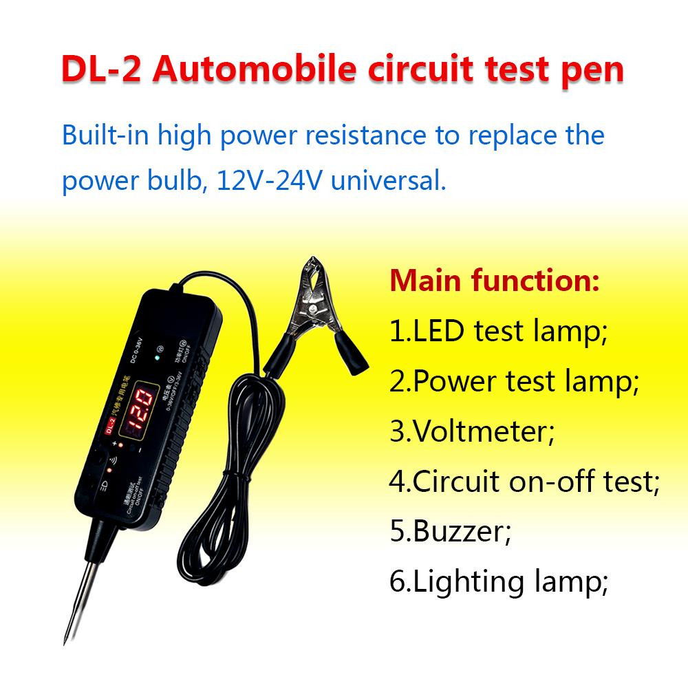 Jual PROMO Upgrade New Auto Circuit Tester DC 0-36V Vehicle Pulse ...
