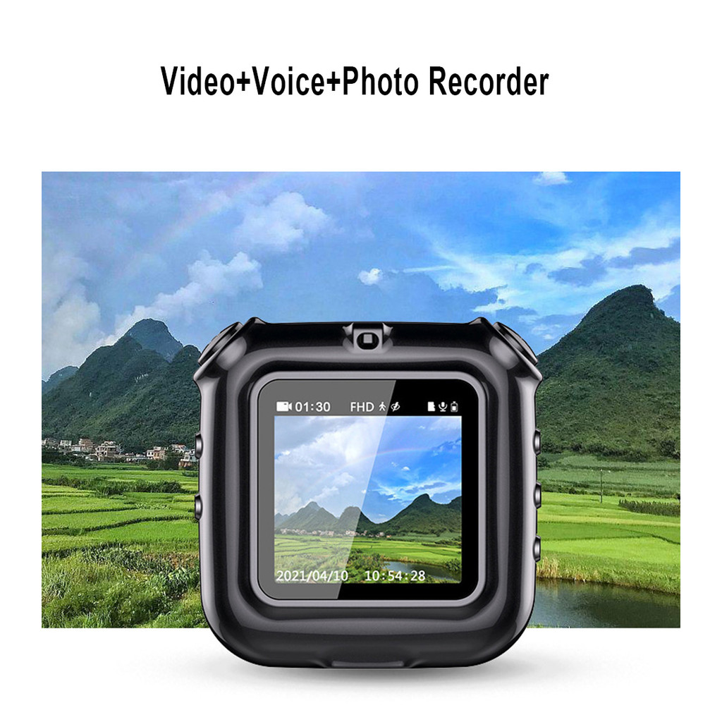 Jual 1080P HD Mini Body Camera Portable Clip Necklace Action Cam ...