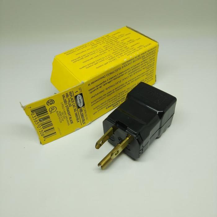 Jual Power Us Plug Hubbell Konektor Listrik Power Plug Audio Made In ...