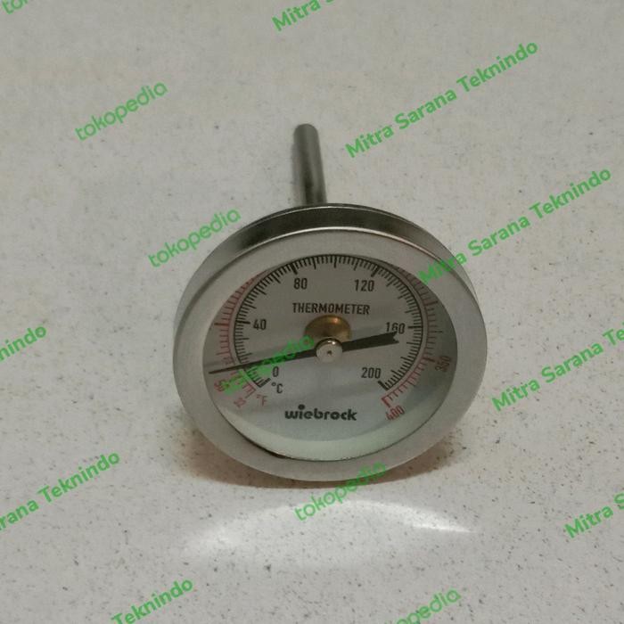Jual Temperatur Gauge / Thermometer Payung 2" Inch 200C Derajat Celcius ...