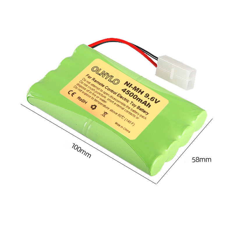 Jual Upgrade capacity 9.6V 4500mah NI-MH AA Rechargeable Battery Pack ...