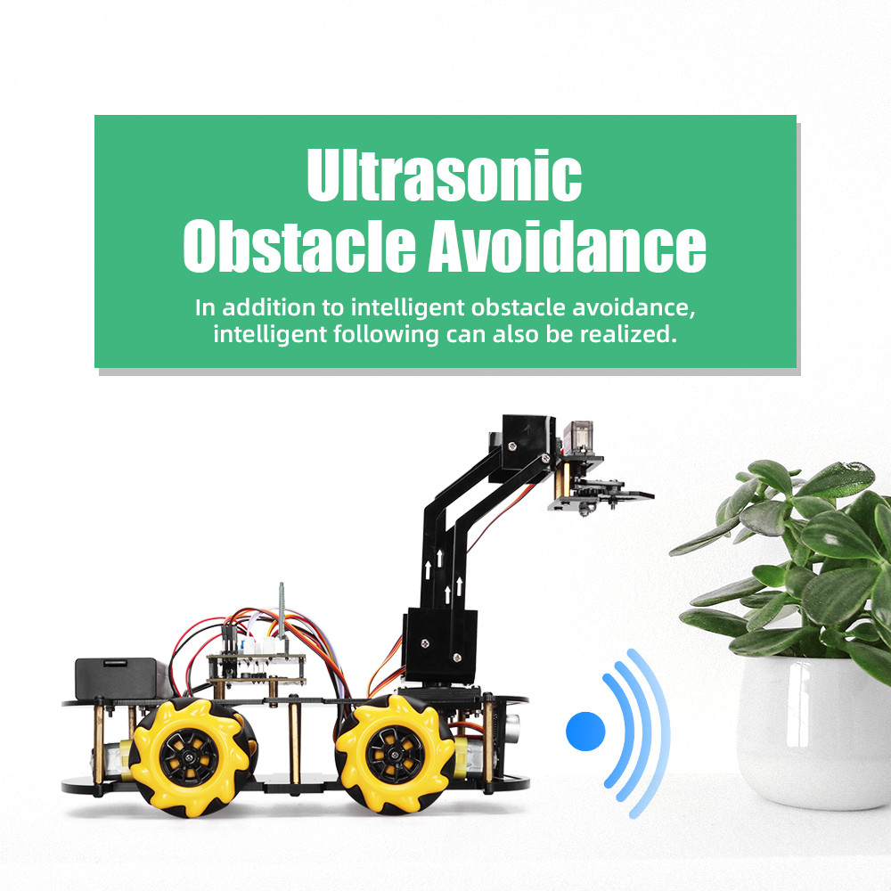 Jual TSCINBUNY Smart Robot Arm Car Kit for Arduino Programming Complete Robot Kit with Mecanum ...