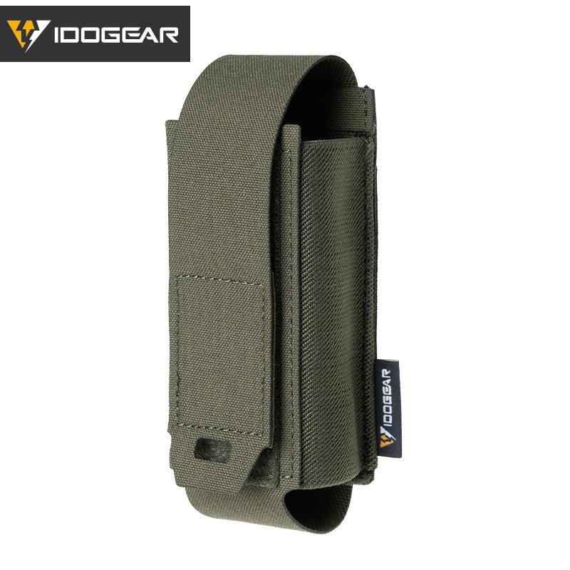 Jual IDOGEAR Tactical Molle Flashlight Holder Magazine Pouch Multiuse ...