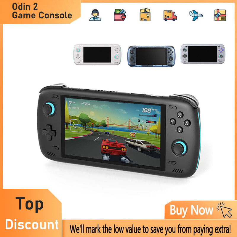 Jual Odin 2 Video Game Console 6-Inch IPS Screen Android System 12G ...