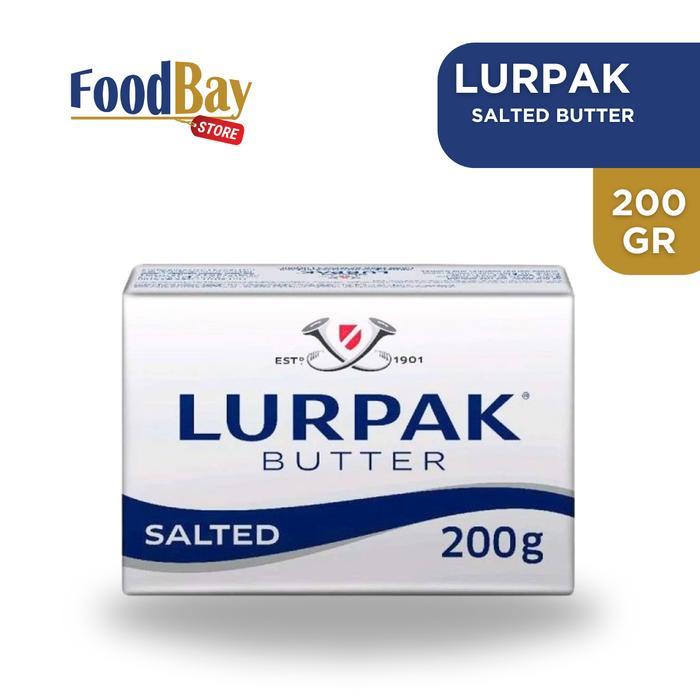 Jual LURPAK Salted Lactic Butter 82% 200 Gr - Butter salted - Butter ...