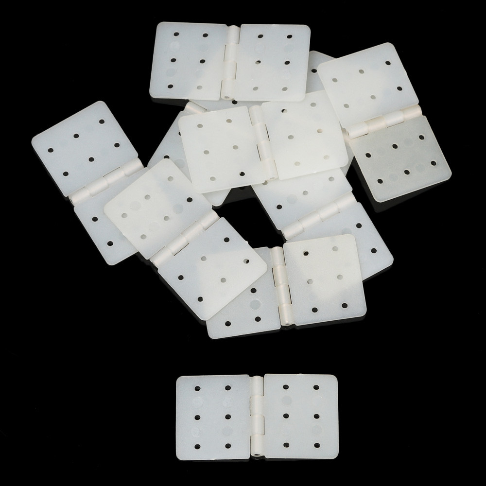 Jual 10Pcs 3Size White Nylon Pinned Hinge With Removable Split Pins Rc ...