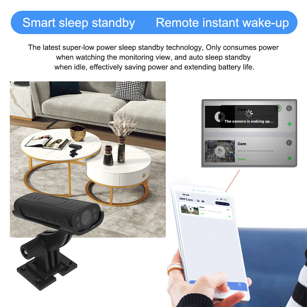 Jual Mini Wireless WiFi Remote Monitor Camera Home security IP Camera Smart Sleep standby ...