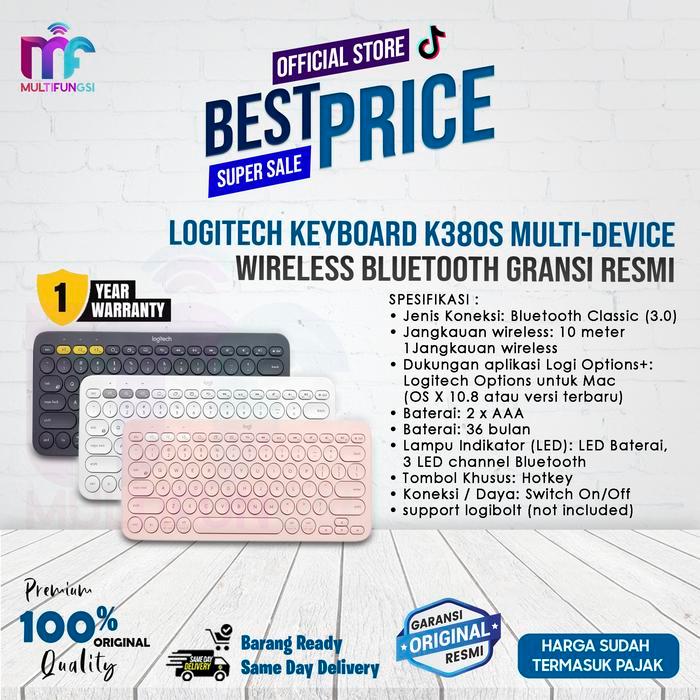 Jual Sale Logitech Keyboard K380S Multi-Device Wireless Bluetooth ...
