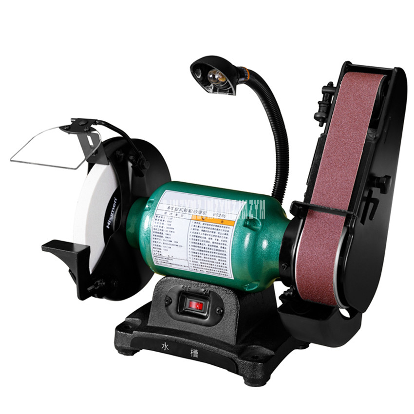 Jual STOK TERBATAS! H8280 Belt Grinding Machine 8-inch Desktop Grinding ...