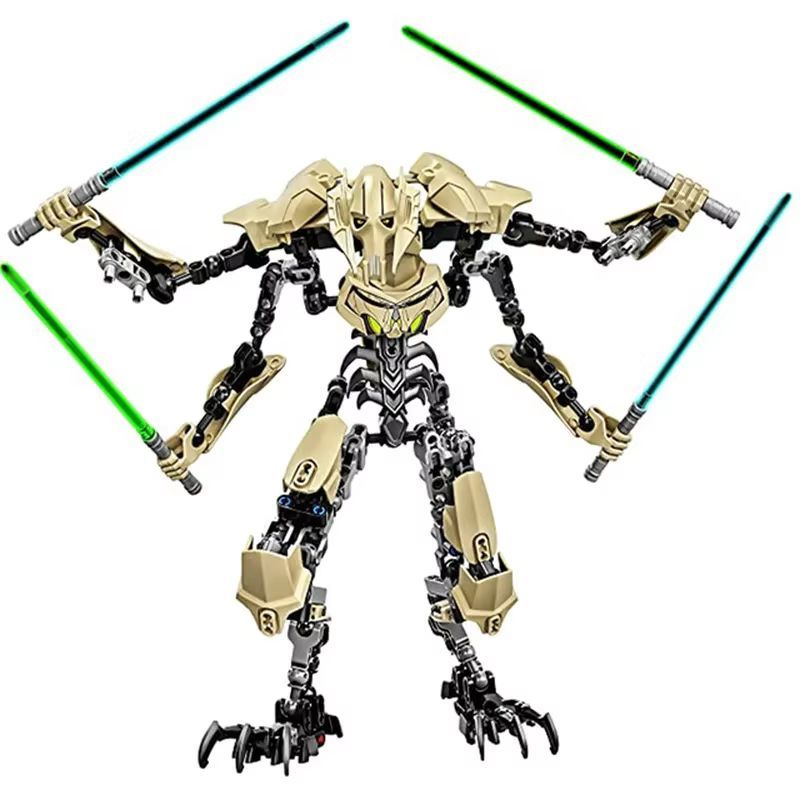 Jual Hot 32Cm Ksz714 Star Toy Anime Robot Grievous With Lightsaber Hilt ...