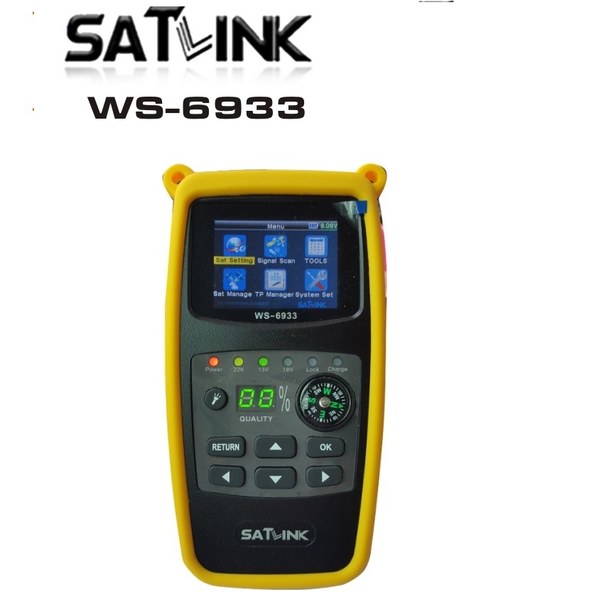 Jual Satlink WS-6933 DVB-S2 FTA CKU Band Digital SatelliteFinder Meter ...