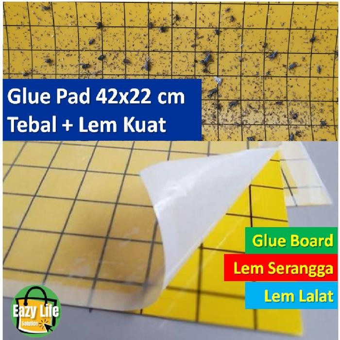 Jual Glue Pad Lem Lalat Kertas 42x22 cm 1 Lembar Tebal dan Lengket ...