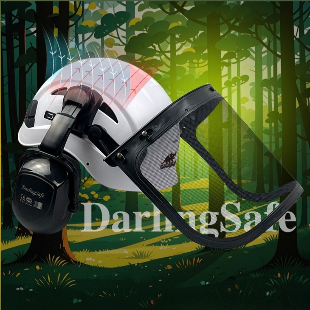Jual Protect Full Face Mesh Shield Mask Forestry Chainsaw ...