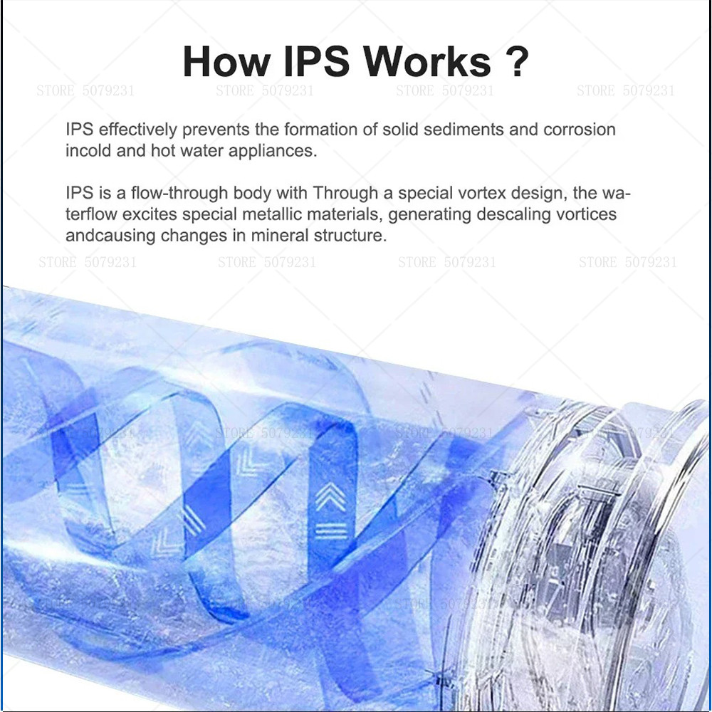 Jual LPS Whole House Scale Inhibition Inline Water Softener System ...