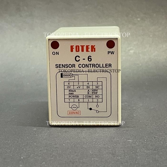 Jual FOTEK C-6 220V SENSOR CONTROLLER | Shopee Indonesia