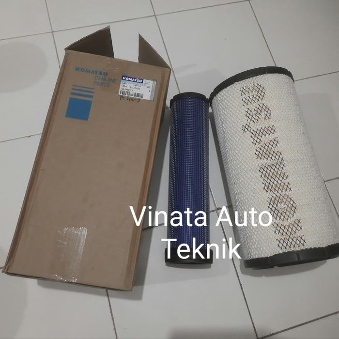 Jual Filter Hawa KOMATSU 600-185-3100 PC200-7 Set (2 Pcs) | Shopee ...