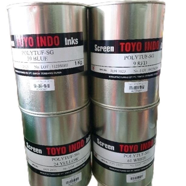 Jual CAT SABLON POLYTUFF TOYO INDO INKS KEMASAN 1 KG | Shopee Indonesia
