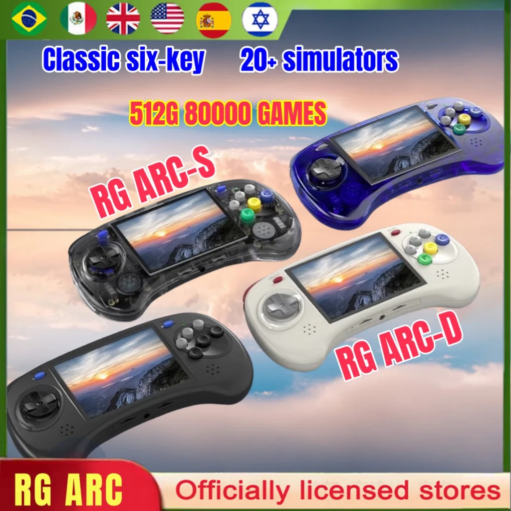 Jual ANBERNIC RG ARC-D Retro Portable PSP Handheld Game Console Android ...