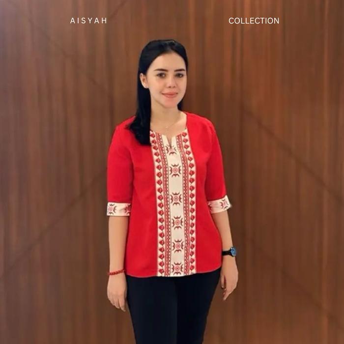 Jual baju cele - variasi motif batik - batik maluku - baju ambon - Kode ...