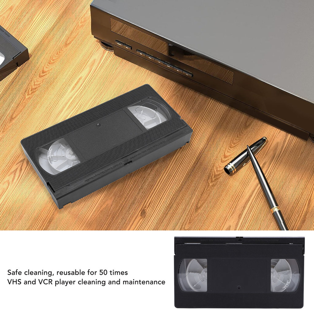 Jual PROMO VCR VHS Player Cleaner VCR VHS Head Cleaner Reusable Video ...