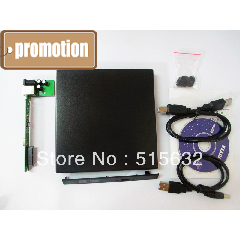 Jual Laptop External USB 2.0 CD DVD ROM Portable Drive Enclosure IDE ...
